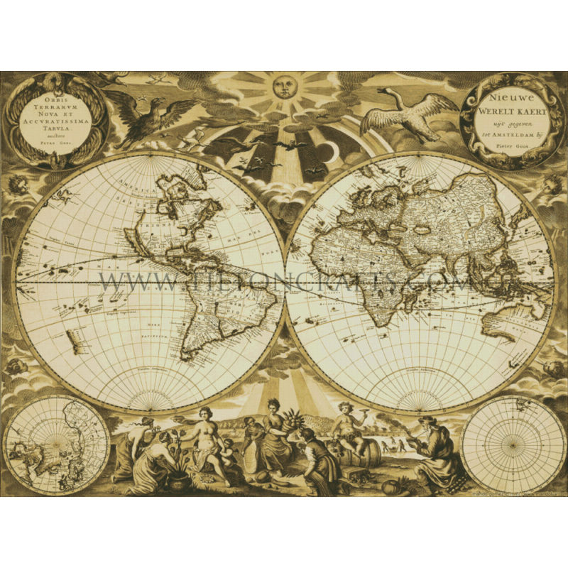 Antique Map – XL – Tilton Crafts