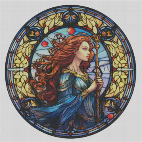 Stained Glass – Goddess I – Tilton Crafts